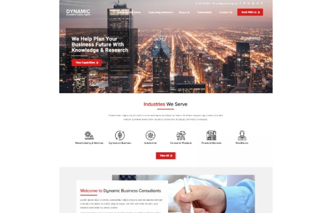 Buy Consulting Firm Website Design from $39/mo. | Lease A Website
