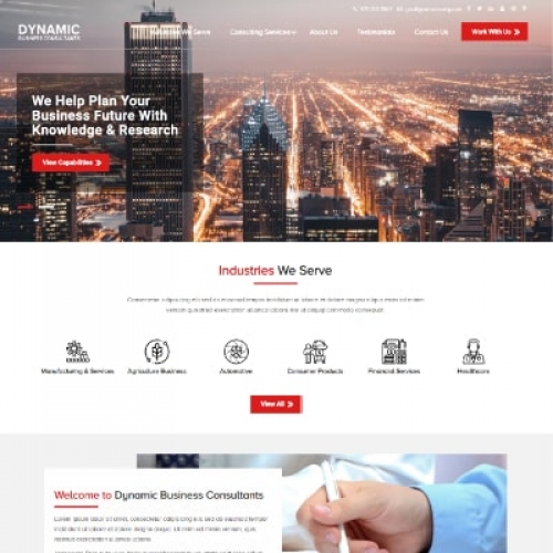 Buy Consulting Firm Website Design from $39/mo. | Lease A Website