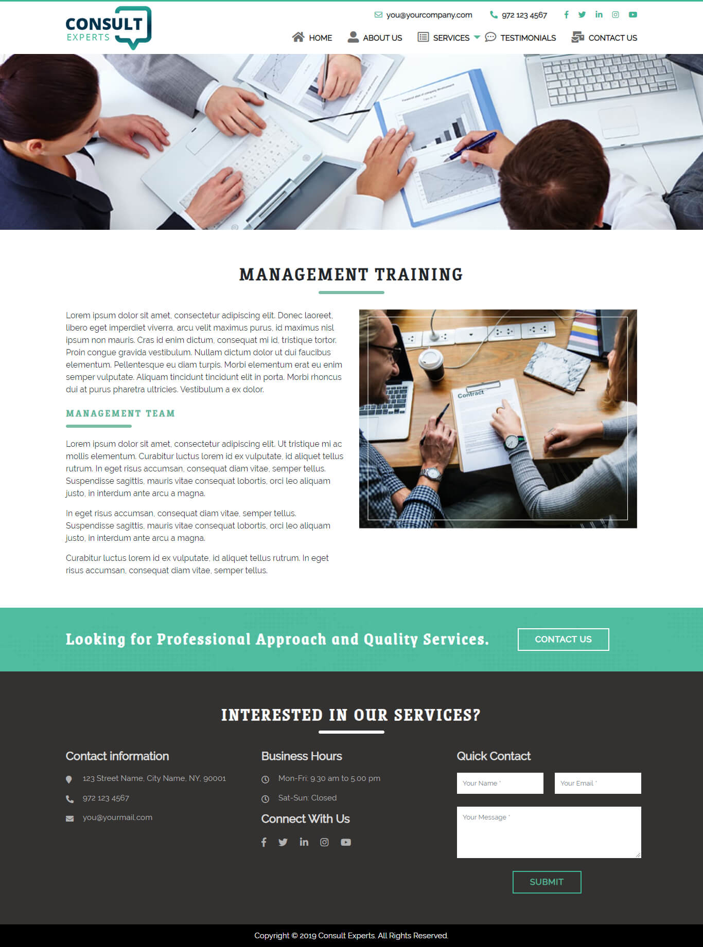 Readymade Human Resources Website Design from $39/mo. | Lease A Website