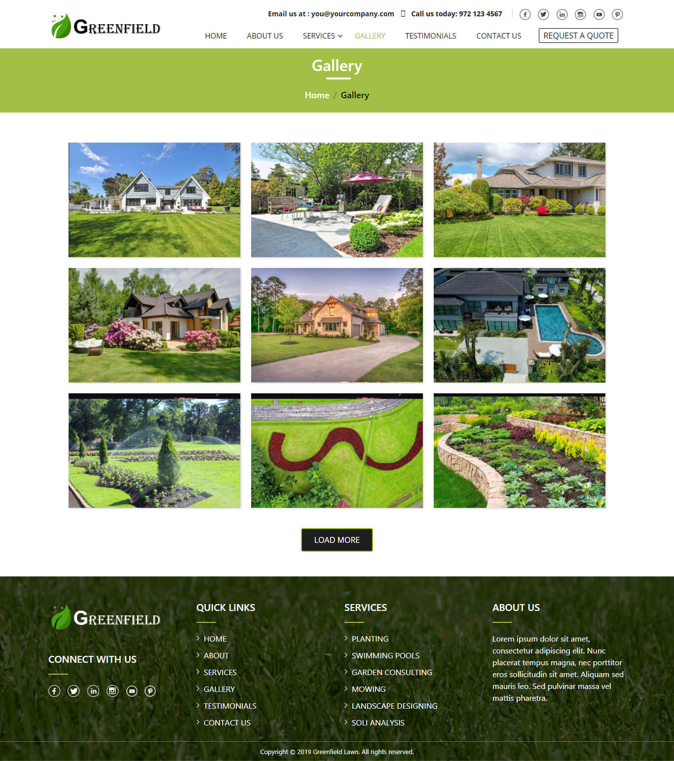 Best Landscaping Website Design from $39/mo. | Lease A Website
