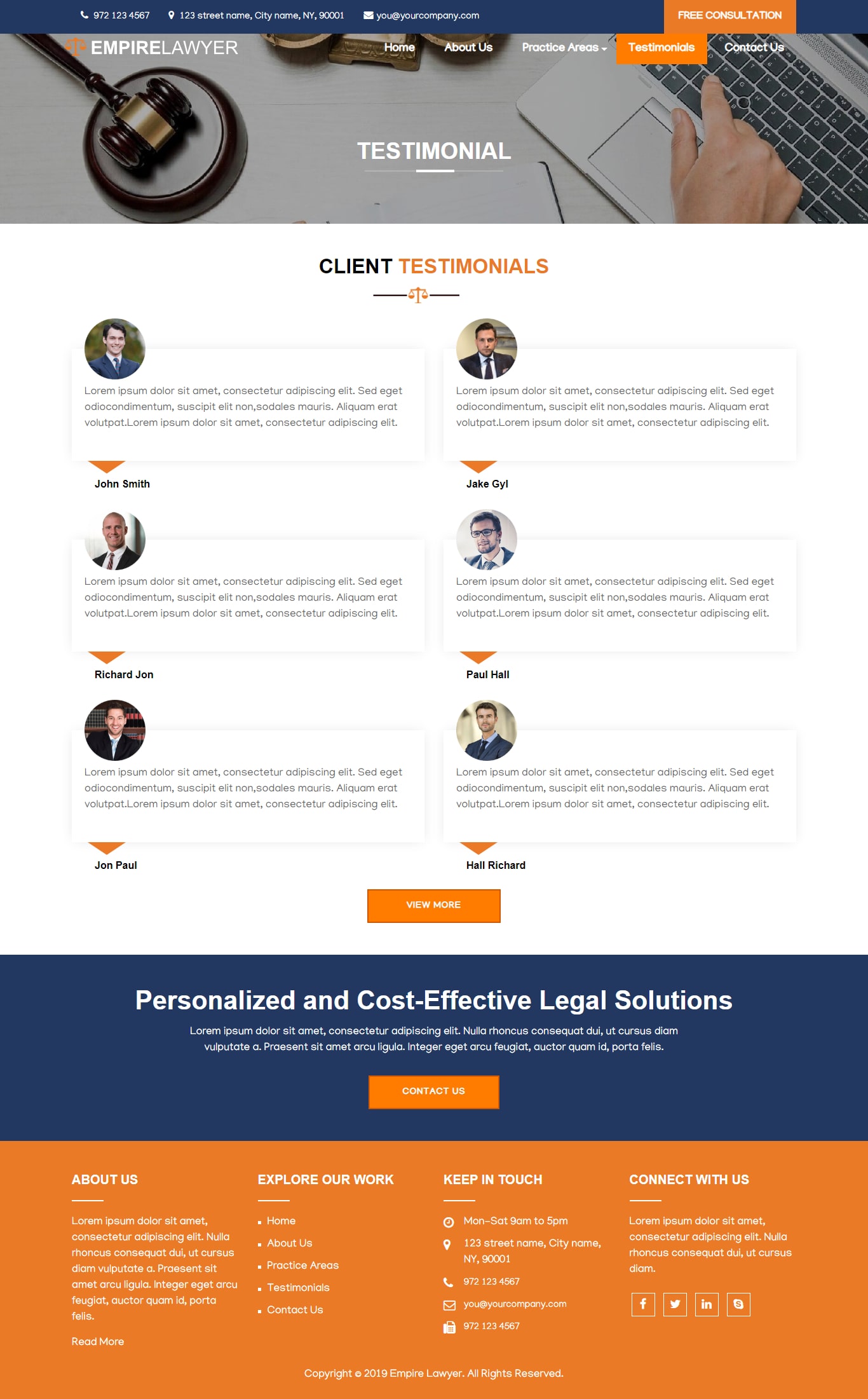 Best Lawyer Website Design from $39/mo. | Lease A Website