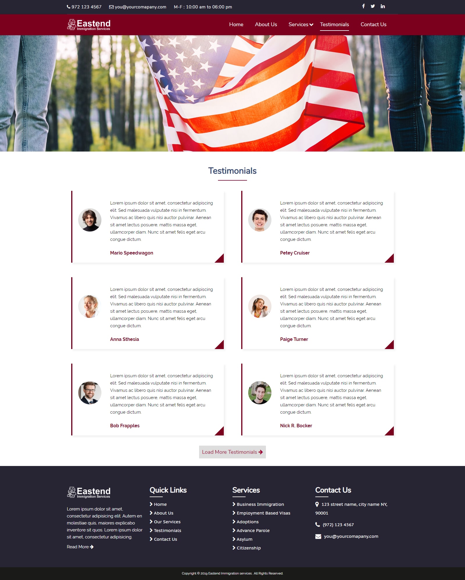 Get Immigration Consulting Website Design from $39/mo. | Lease A Website